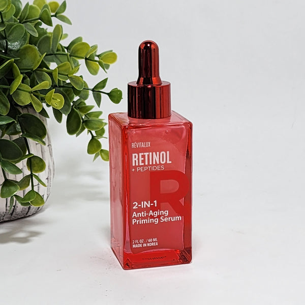 Revitalux Retinol + Peptides 2-in-1 Anti-Aging Priming Serum 2 fl oz ...
